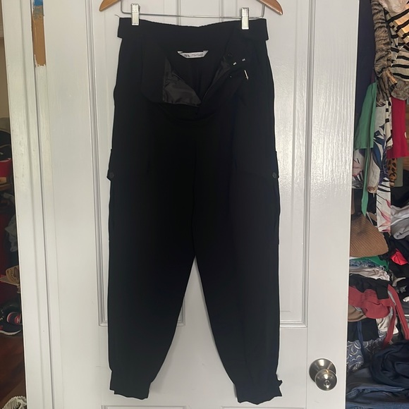 Zara | Pants & Jumpsuits | Zara Cargo Pants Black | Poshmark